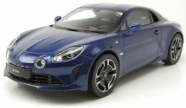 Voiture sportive ALPINE A110 Legende de 2018 de couleur bleue abysse ...