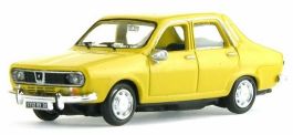 Voiture berline RENAULT 12 de 1974 de couleur jaune | Marketoy