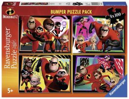 Jouet 4 Puzzles de 100 Pièces du dessin animé Les Indestructibles 2 ...